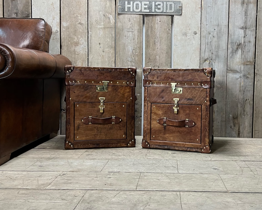 Handcrafted English Leather Trunks – English Leather Trunks